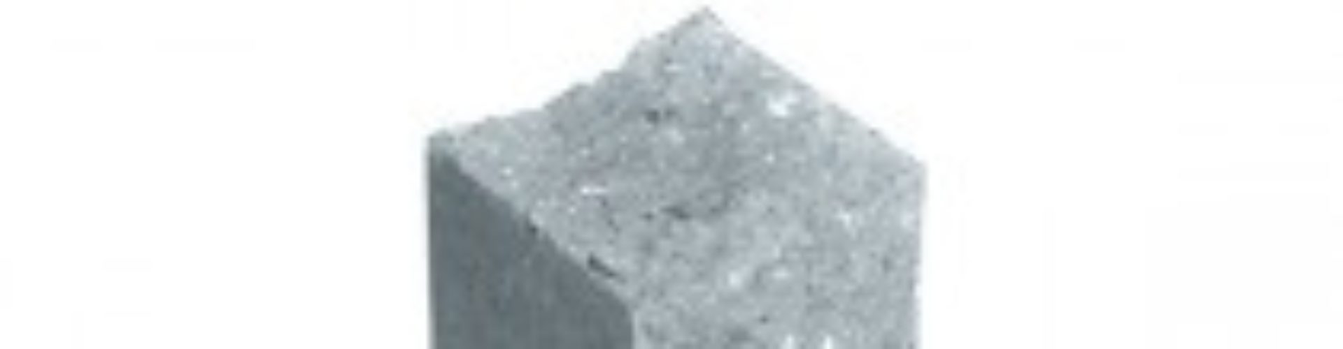 Palisadesten - Wals palisadesten, presset kant, slået, grå, palisader